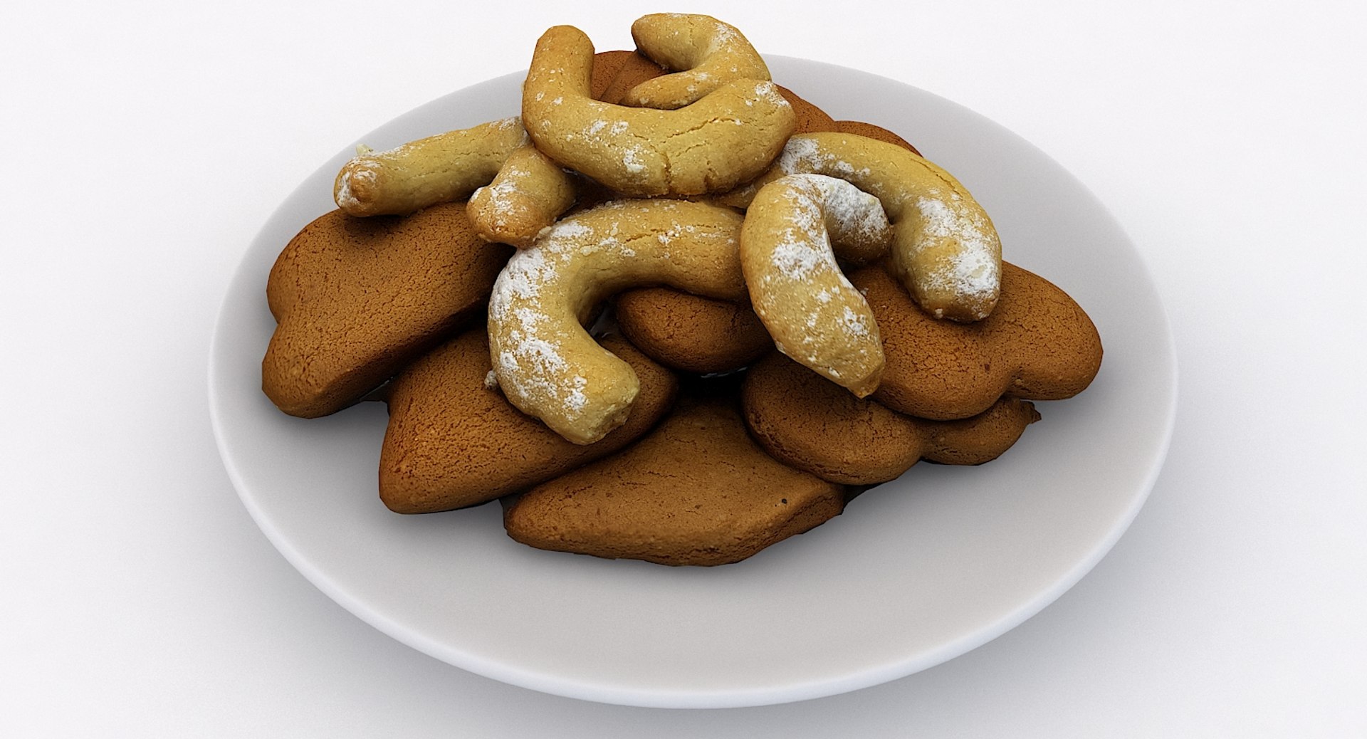 Christmas cookies model - TurboSquid 1357870
