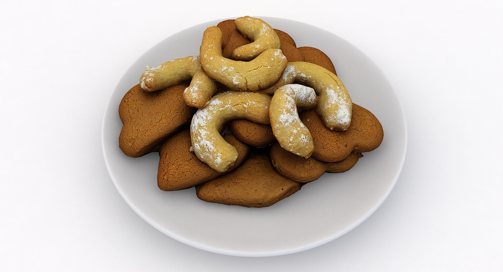 Christmas cookies model - TurboSquid 1357870