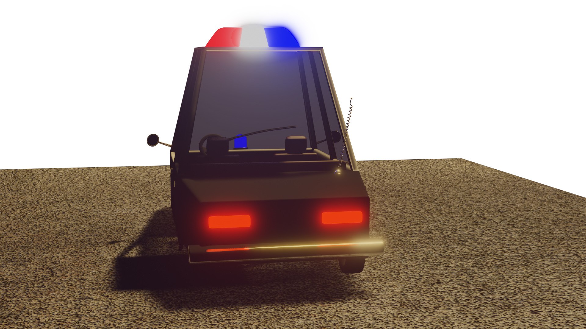 Police car model - TurboSquid 1425493