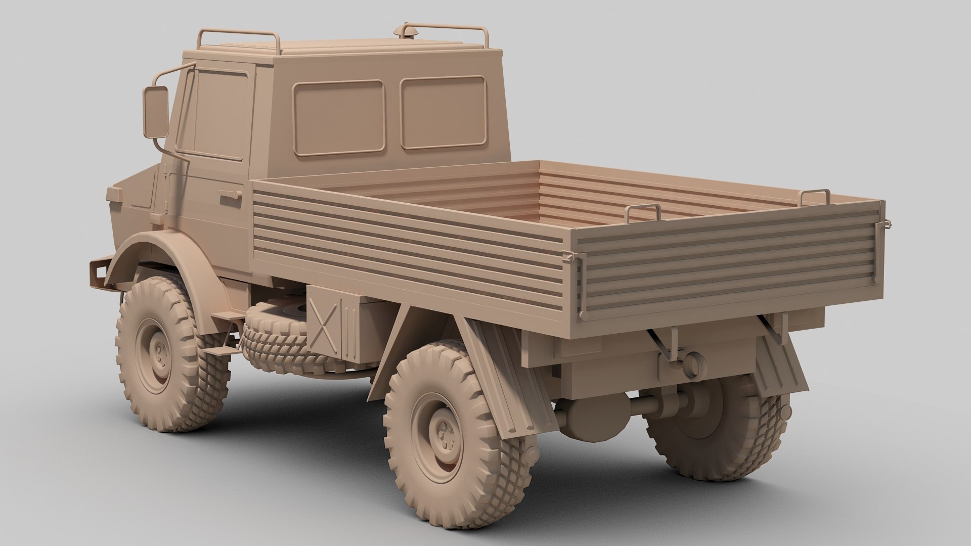 3D Unimog U1300l Truck - TurboSquid 1592234