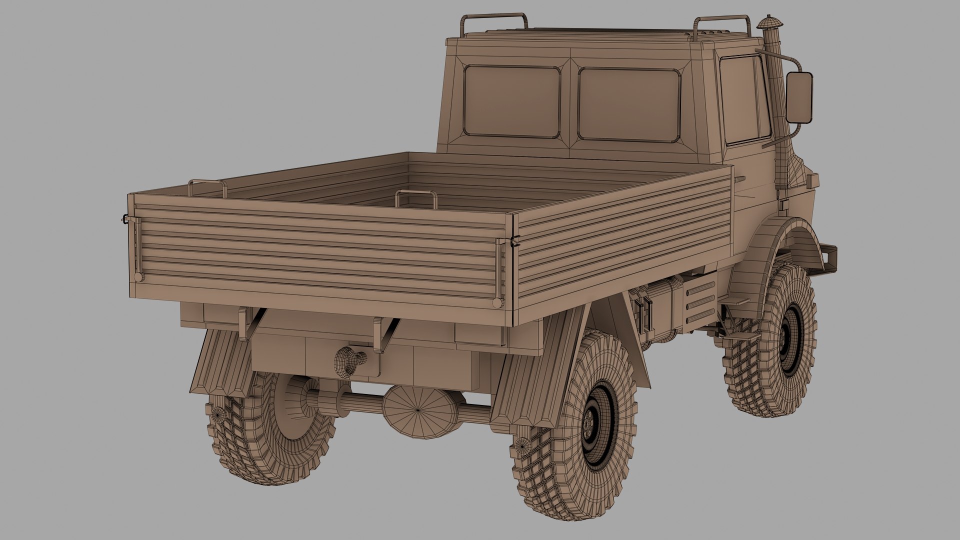 3D Unimog U1300l Truck - TurboSquid 1592234
