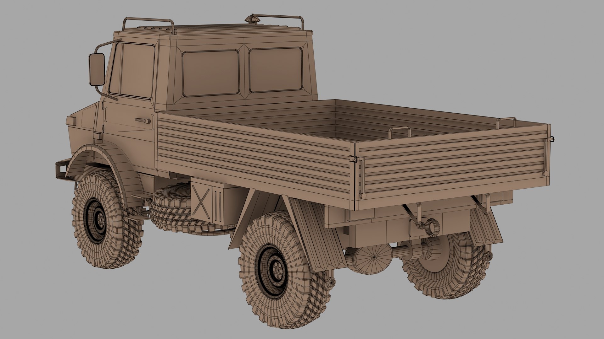 3D Unimog U1300l Truck - TurboSquid 1592234