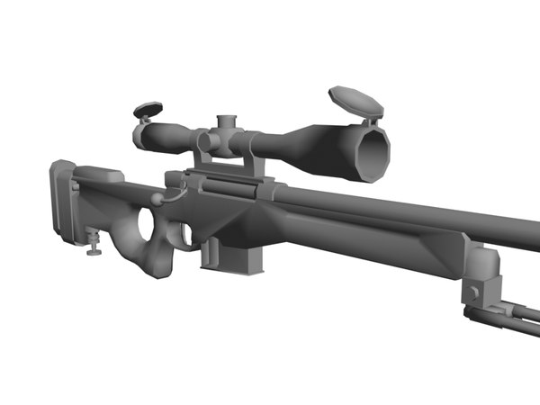 3d 3ds rifle sniper