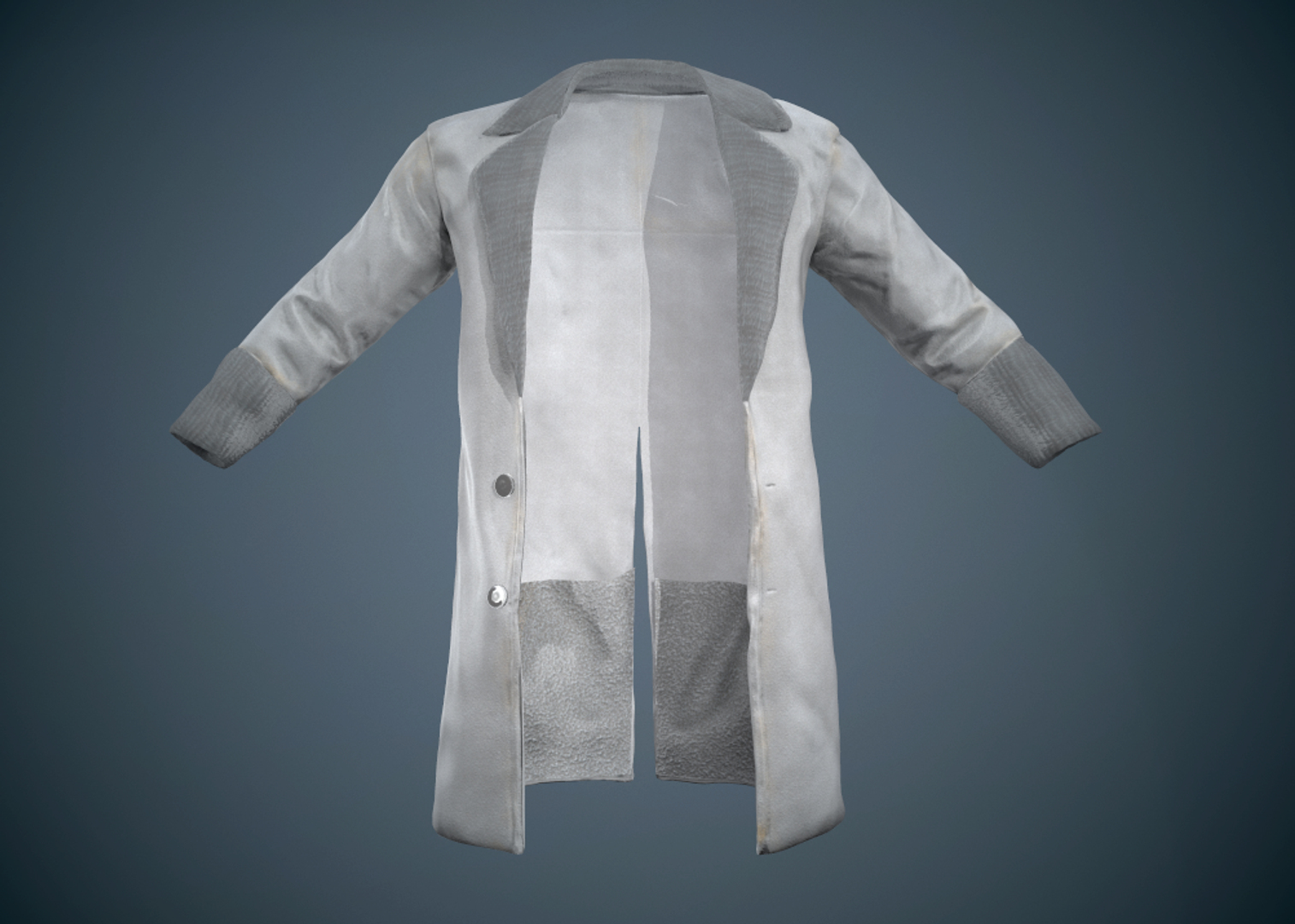 Gray Coat 3D - TurboSquid 1170976