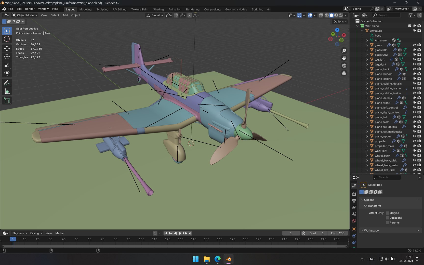 War Plane 3D - TurboSquid 2366571