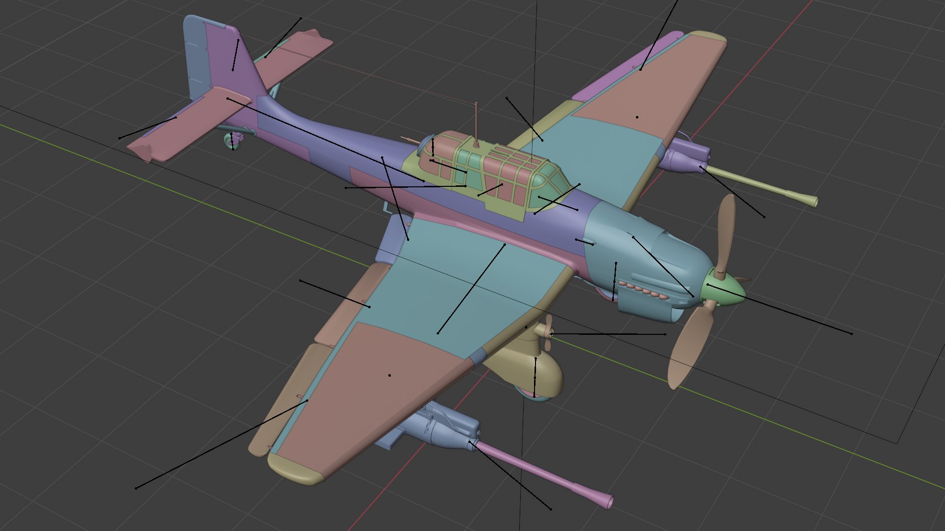 War Plane 3D - TurboSquid 2366571