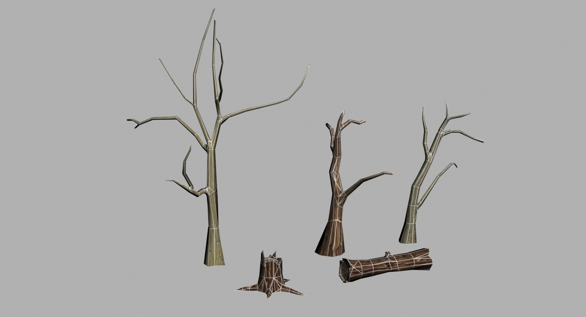 3d Model Trees Pack