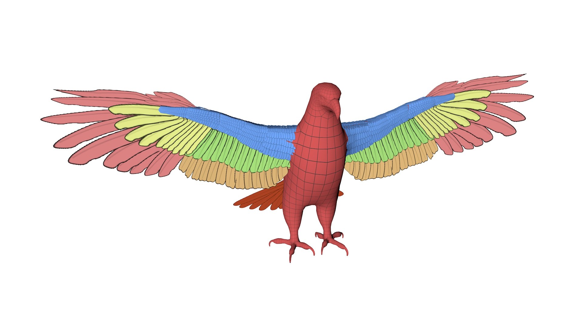 Mesh Eagle 3D Model - TurboSquid 1659631