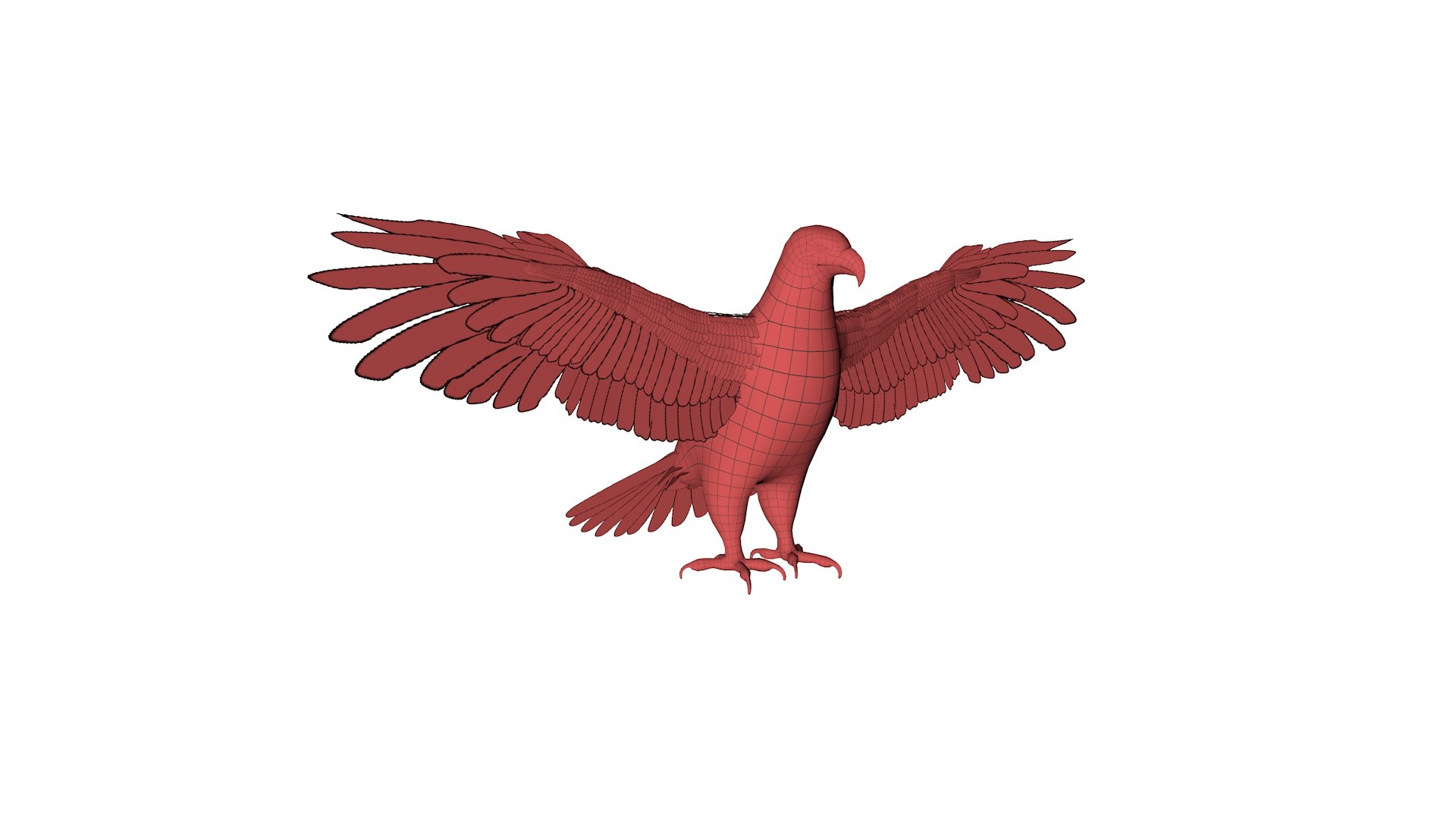 Mesh Eagle 3D Model - TurboSquid 1659631