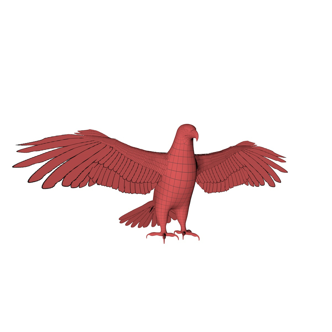 Mesh eagle 3D model - TurboSquid 1659631