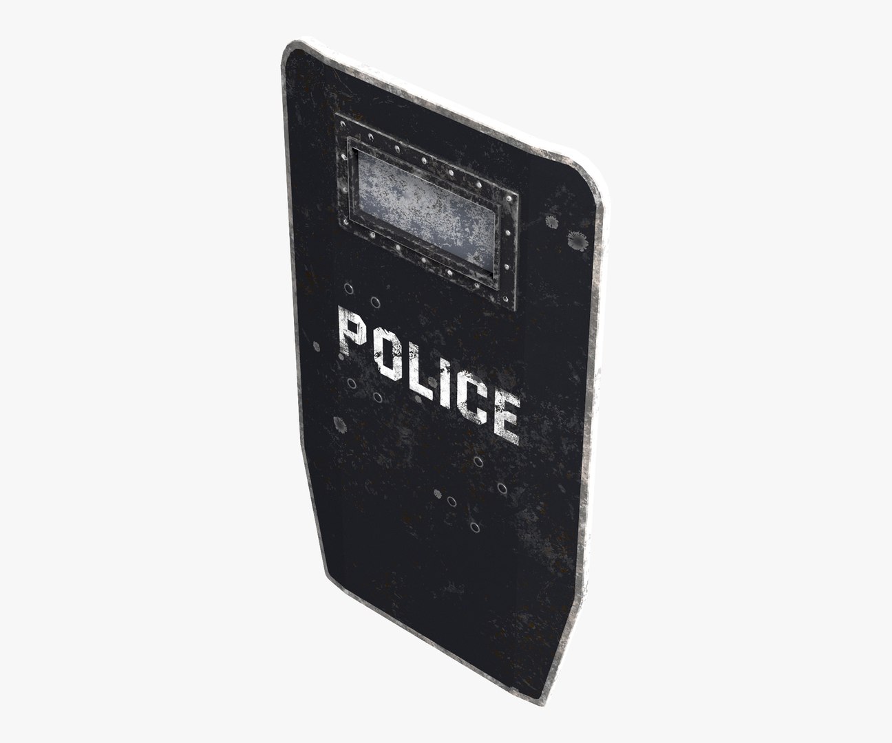 Riot Shield 3D Model - TurboSquid 1423091