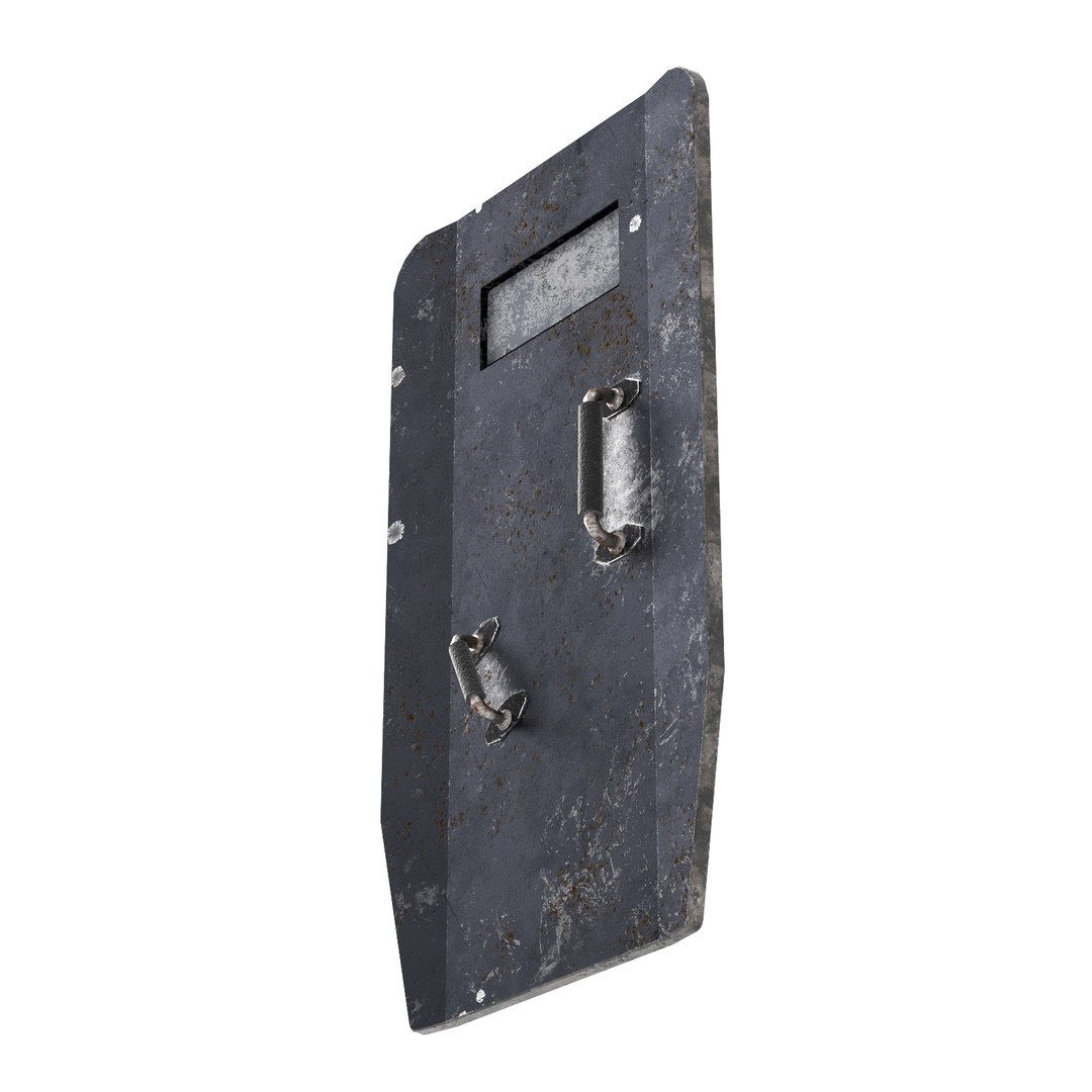Riot Shield 3D Model - TurboSquid 1423091