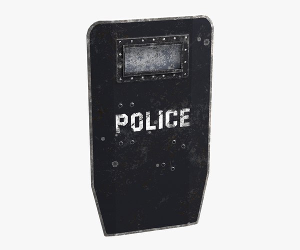 Riot shield 3D model - TurboSquid 1423091
