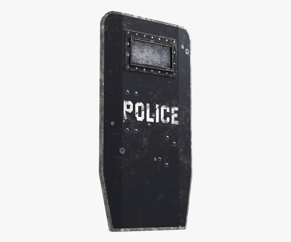 Riot shield 3D model - TurboSquid 1423091