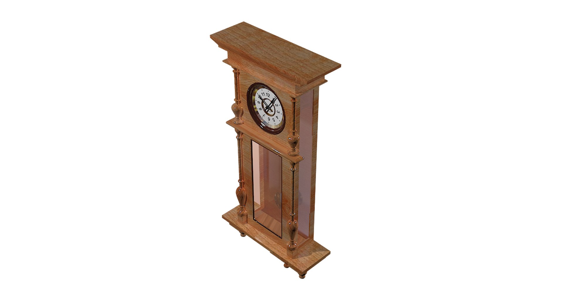3D wall clock model - TurboSquid 1430050