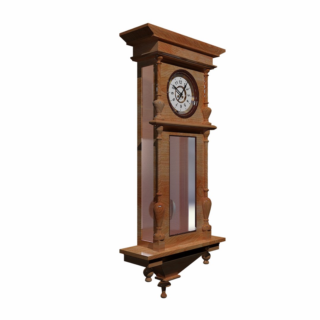 3D wall clock model - TurboSquid 1430050