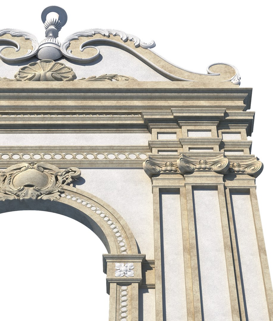 Classic Gate Architectural 3D Model - TurboSquid 1500905