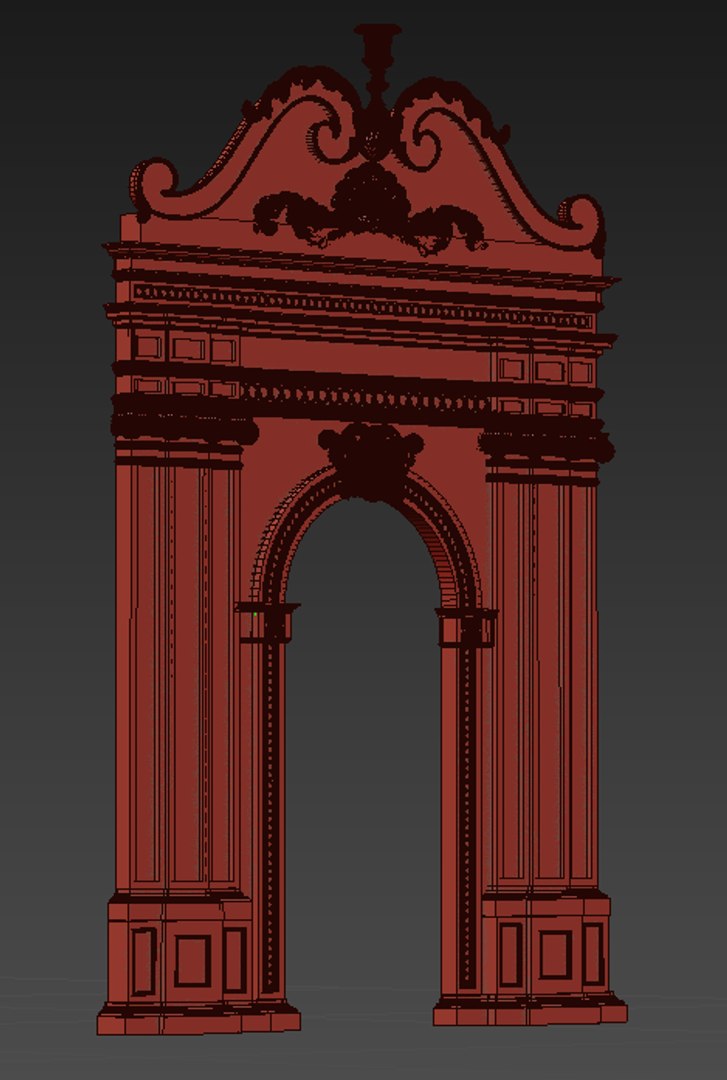 Classic Gate Architectural 3D Model - TurboSquid 1500905