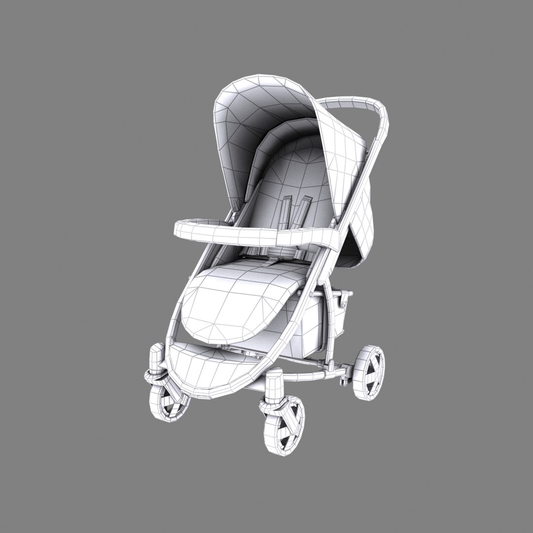 Pram 3d Model