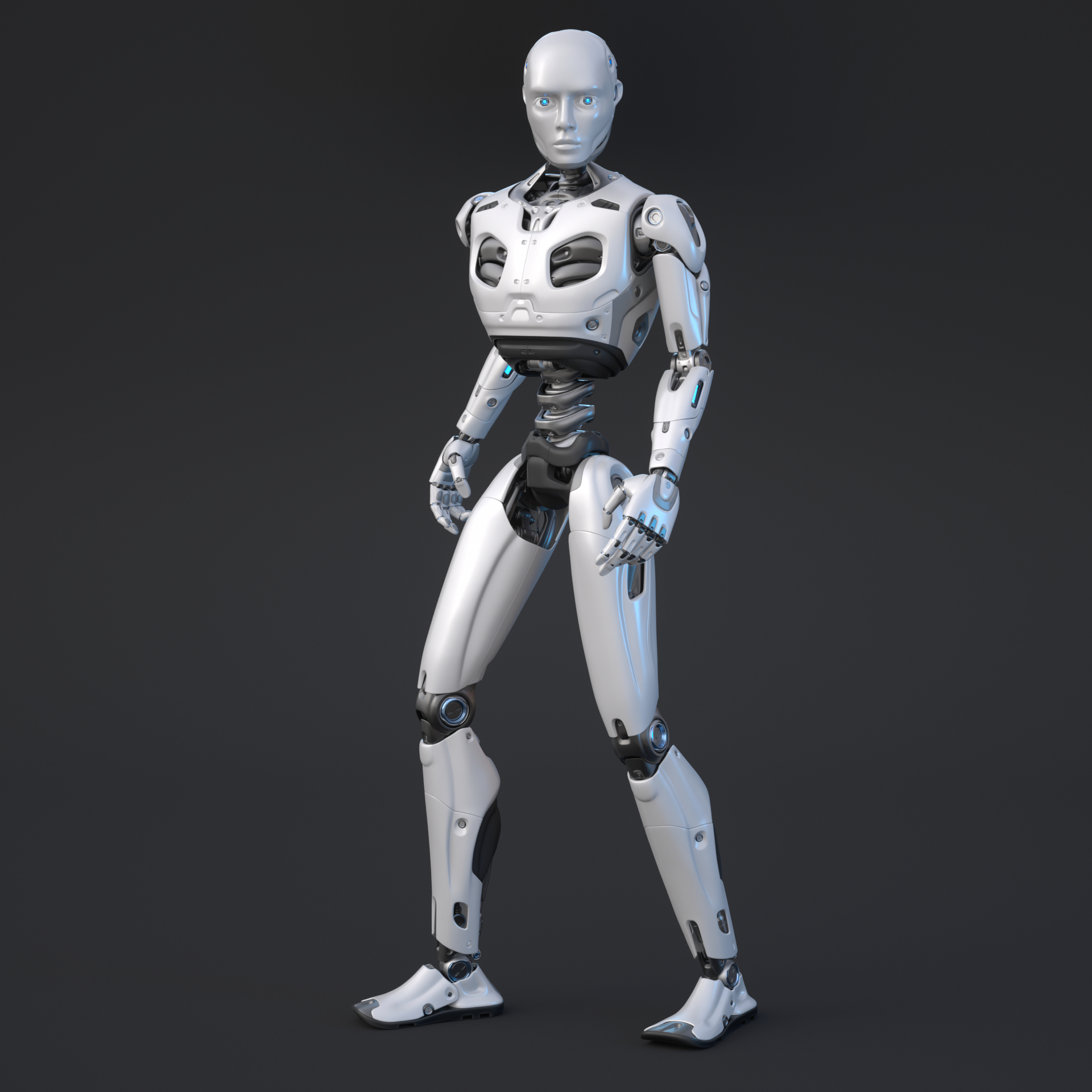 modelo 3d robot androide cibernético - TurboSquid 1987883