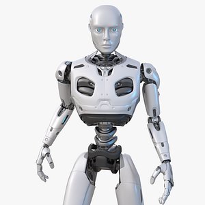 3D sci-fi male robot android - TurboSquid 1656790