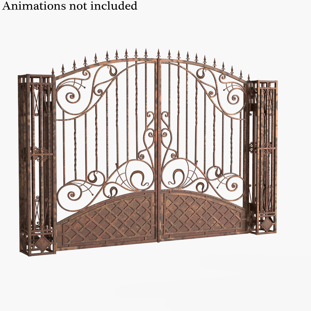 Gate Patterns 3d Model