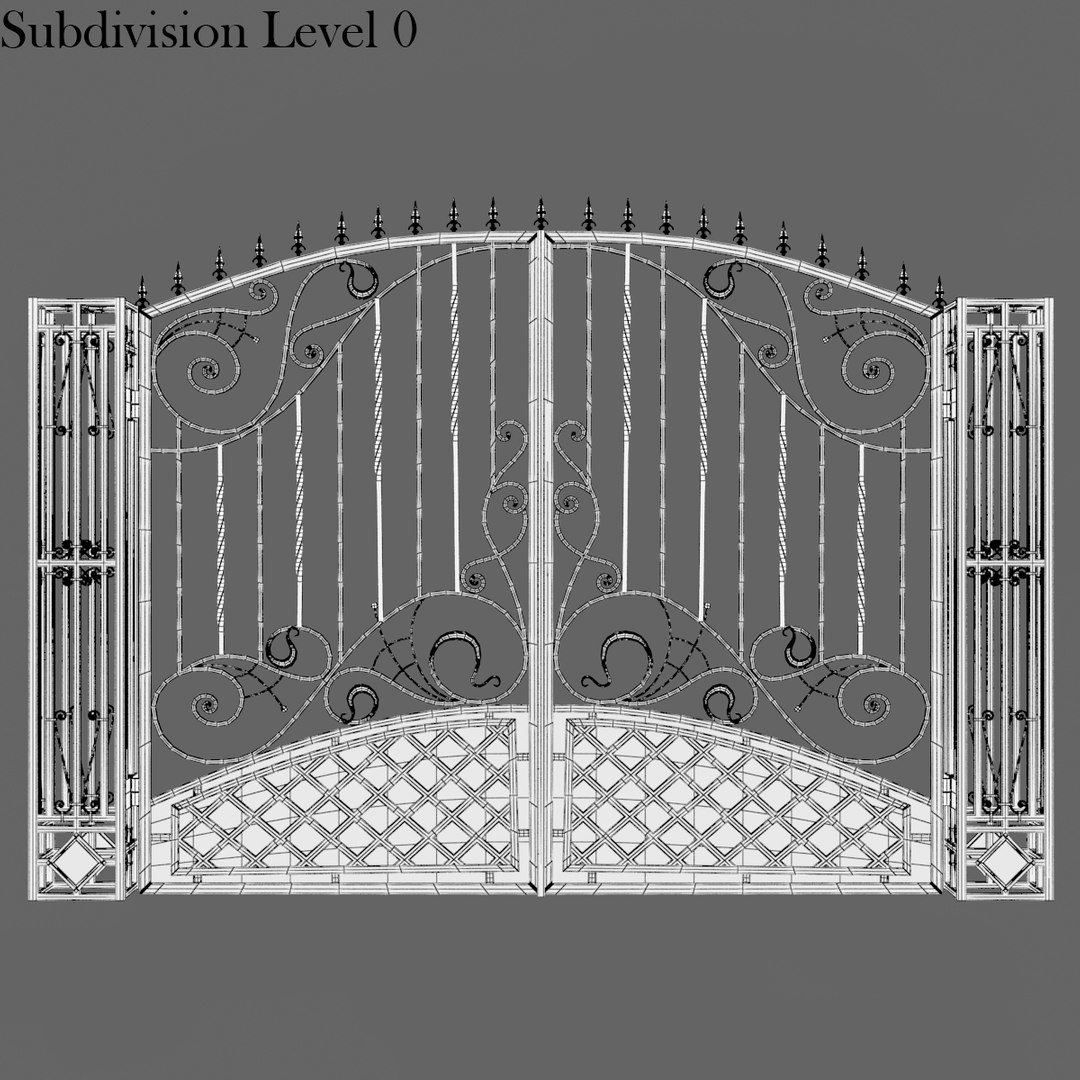 Gate Patterns 3d Model