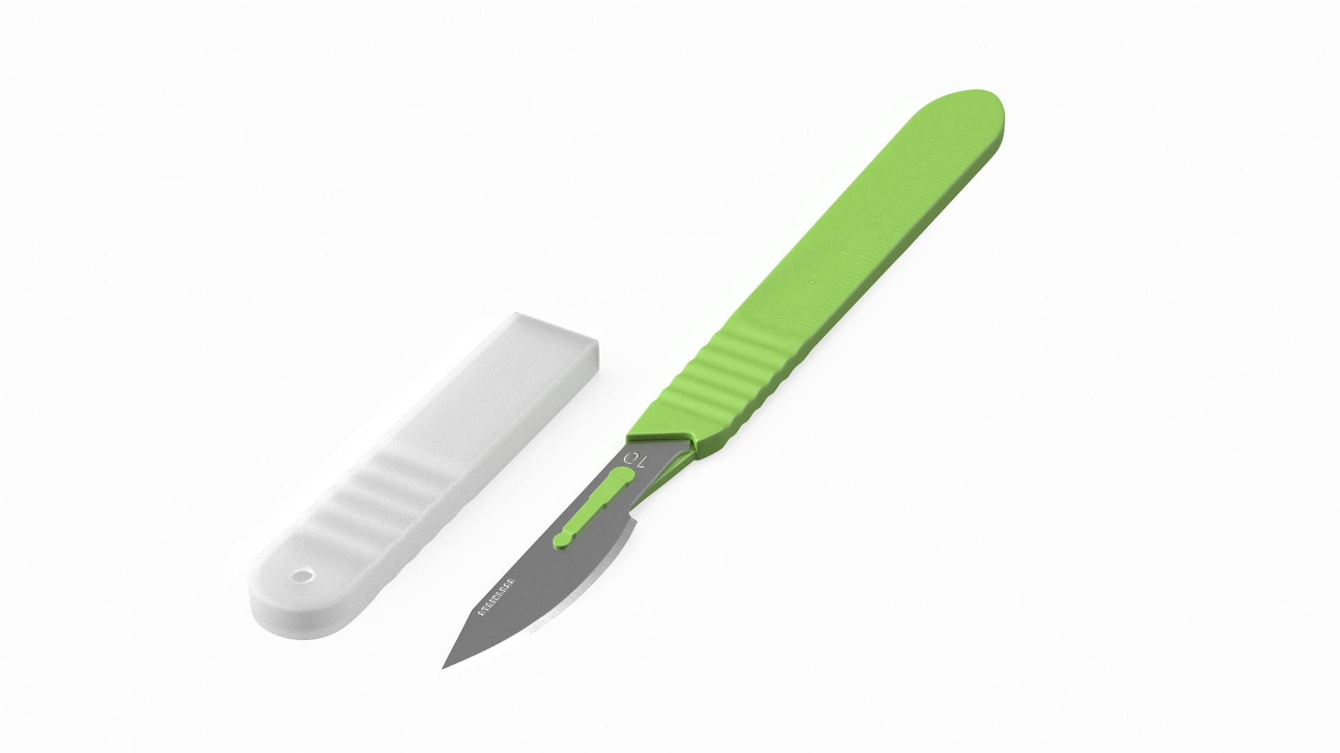 Cynamed Disposable Scalpel With Cap 3D - TurboSquid 1981815