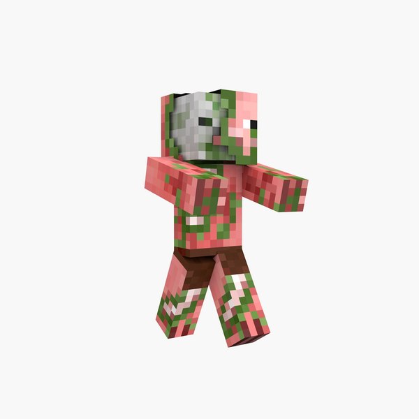 modelo 3d Zombie Pigman Minecraft - TurboSquid 2021409