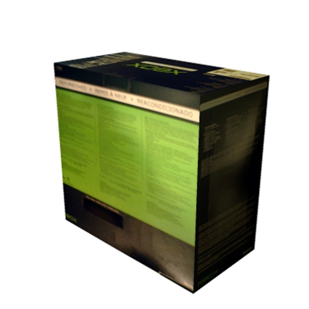 3d Xbox Package Box