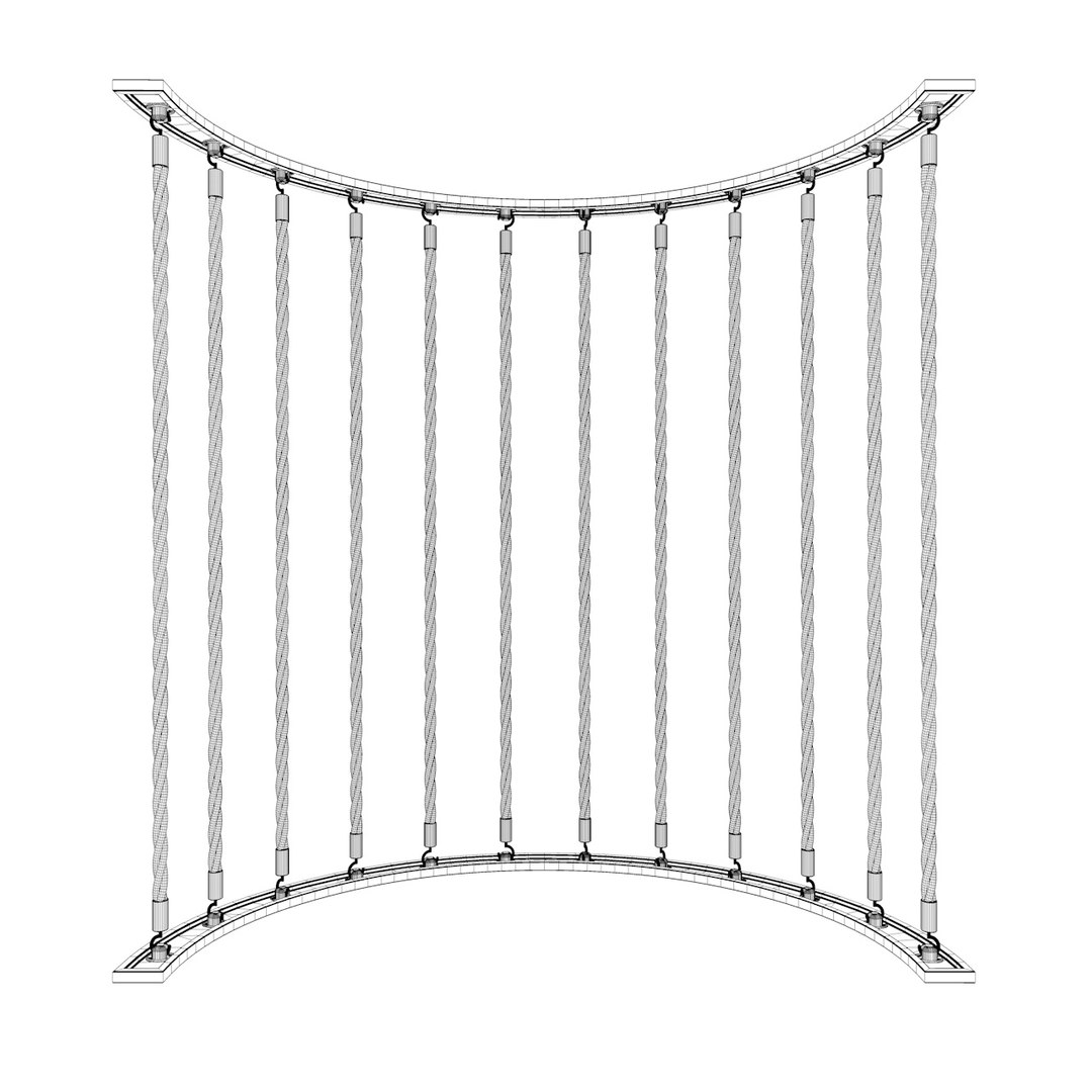 Rope Wall Decor 3D - TurboSquid 1399523