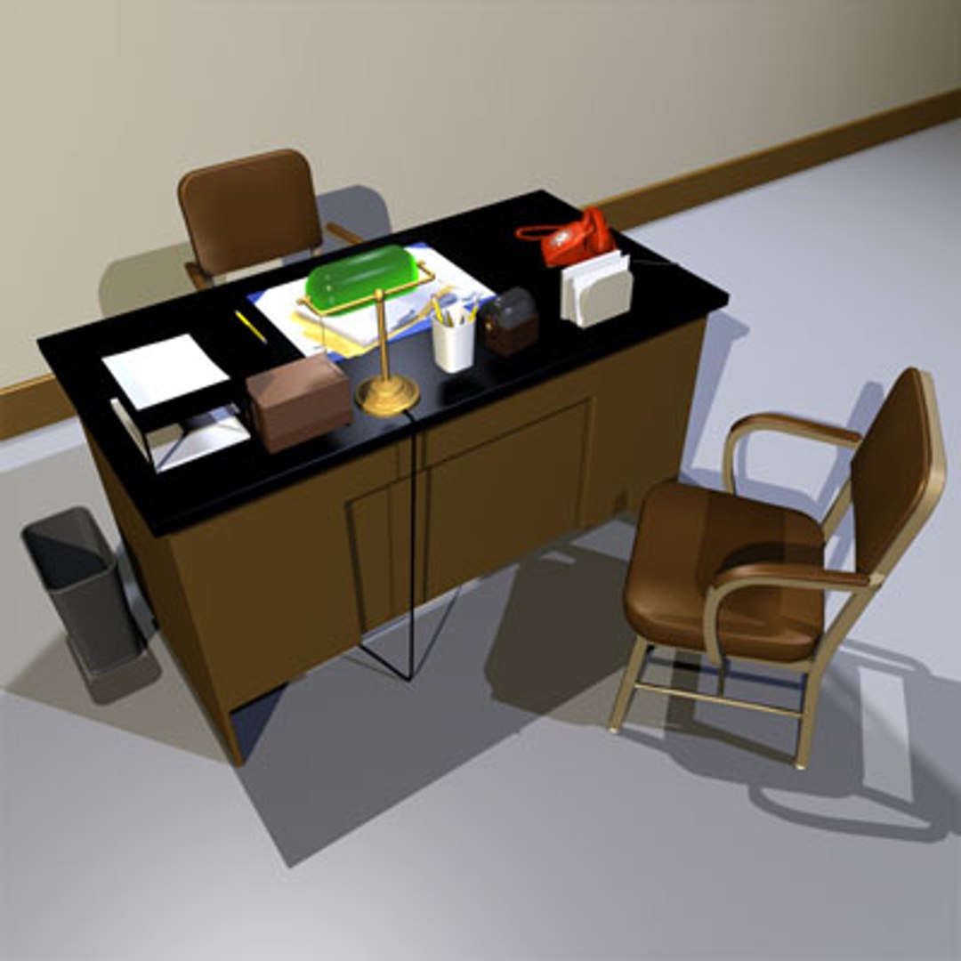 desk prop 01 3ds