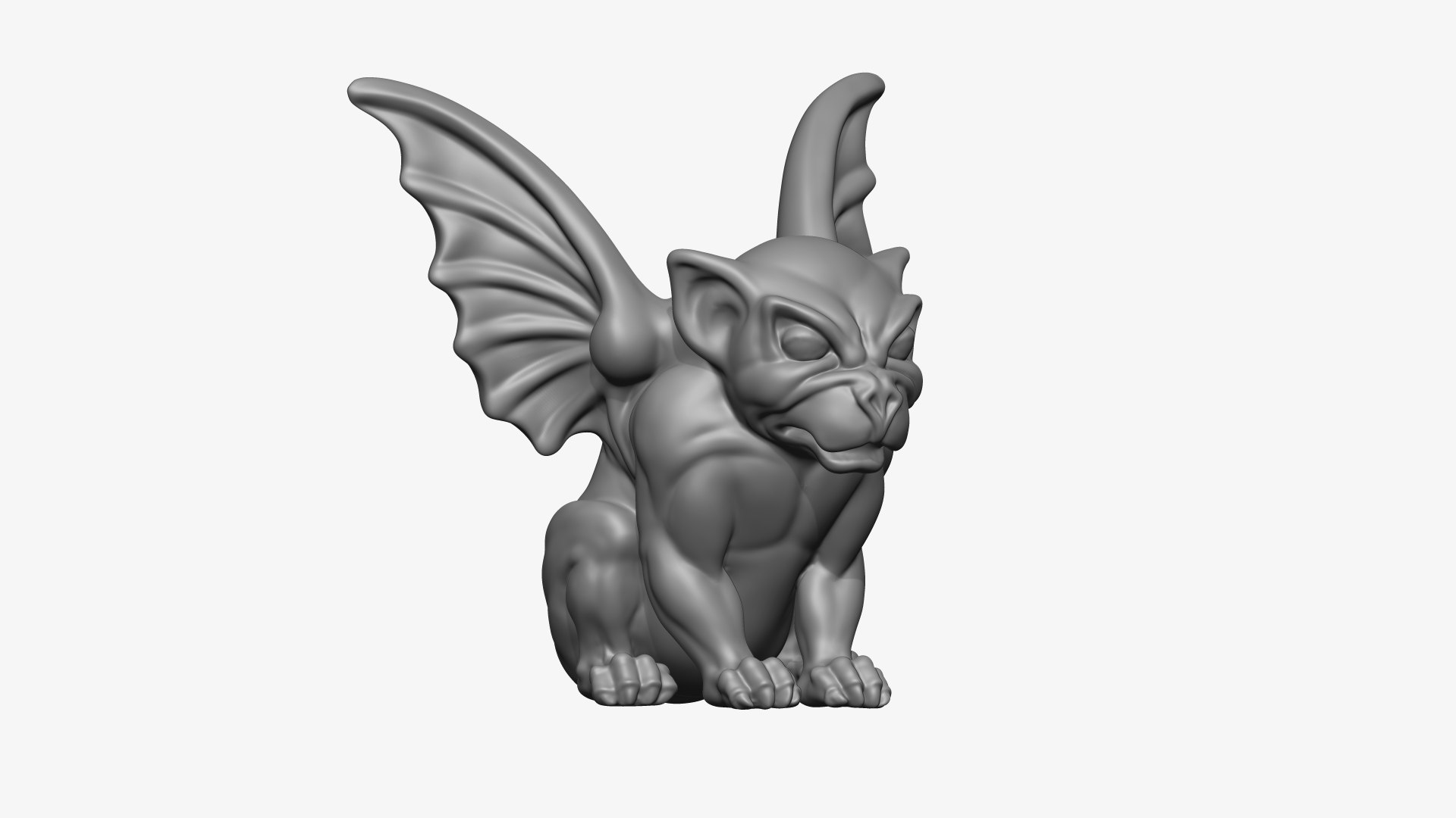 Gargoyle Statue 3D Print Model - TurboSquid 1717630