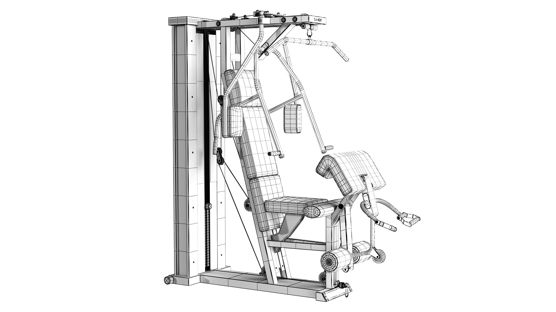 3D Unica Technogym exercise machine model - TurboSquid 2175344