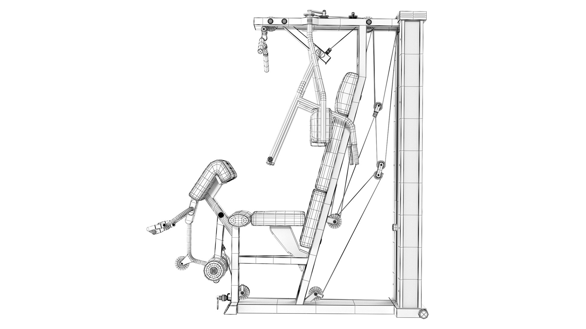3D Unica Technogym exercise machine model - TurboSquid 2175344