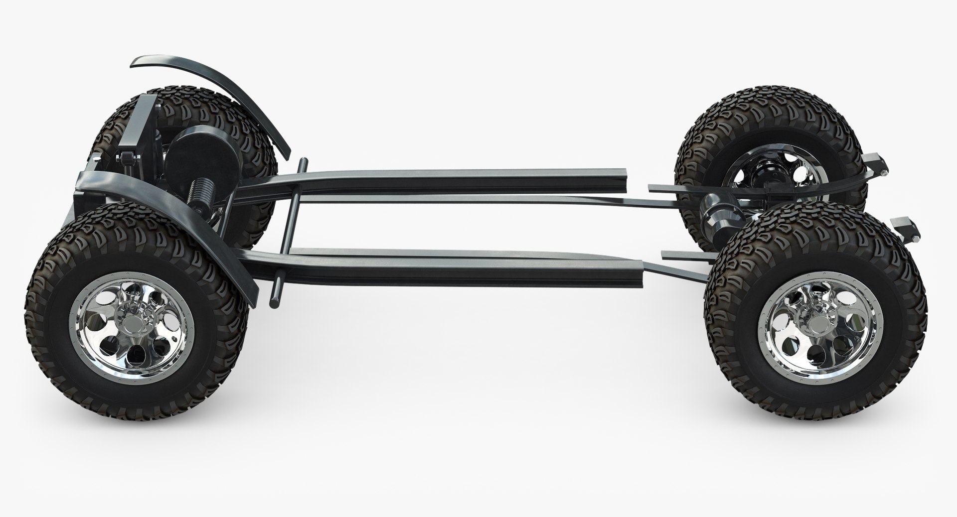 Golf car chassis frame 3D - TurboSquid 1149481