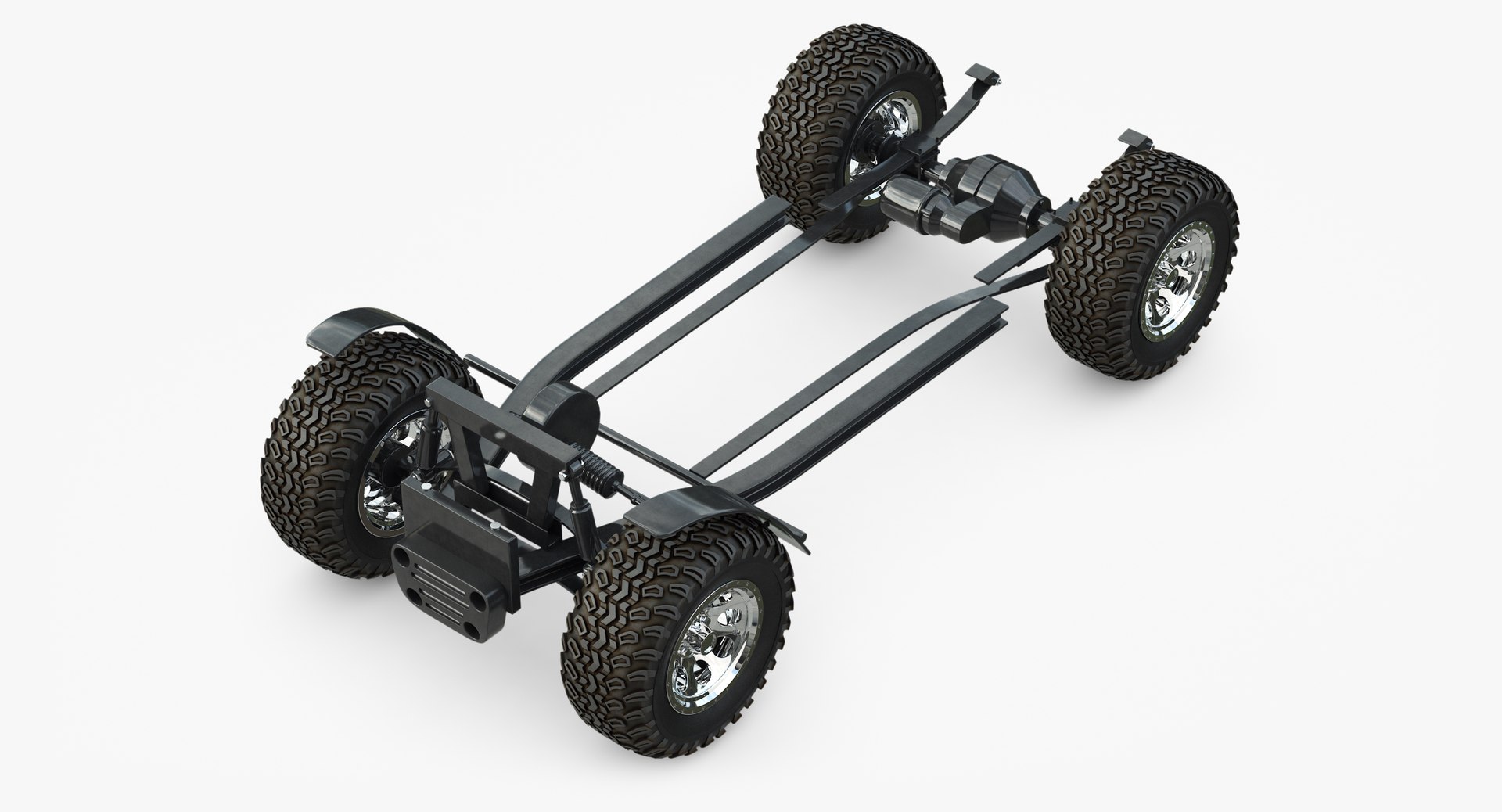 Golf car chassis frame 3D - TurboSquid 1149481