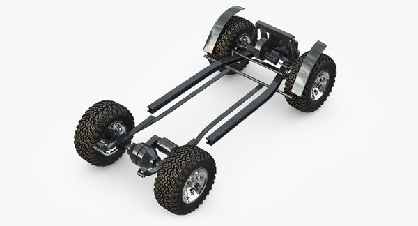 Golf car chassis frame 3D - TurboSquid 1149481