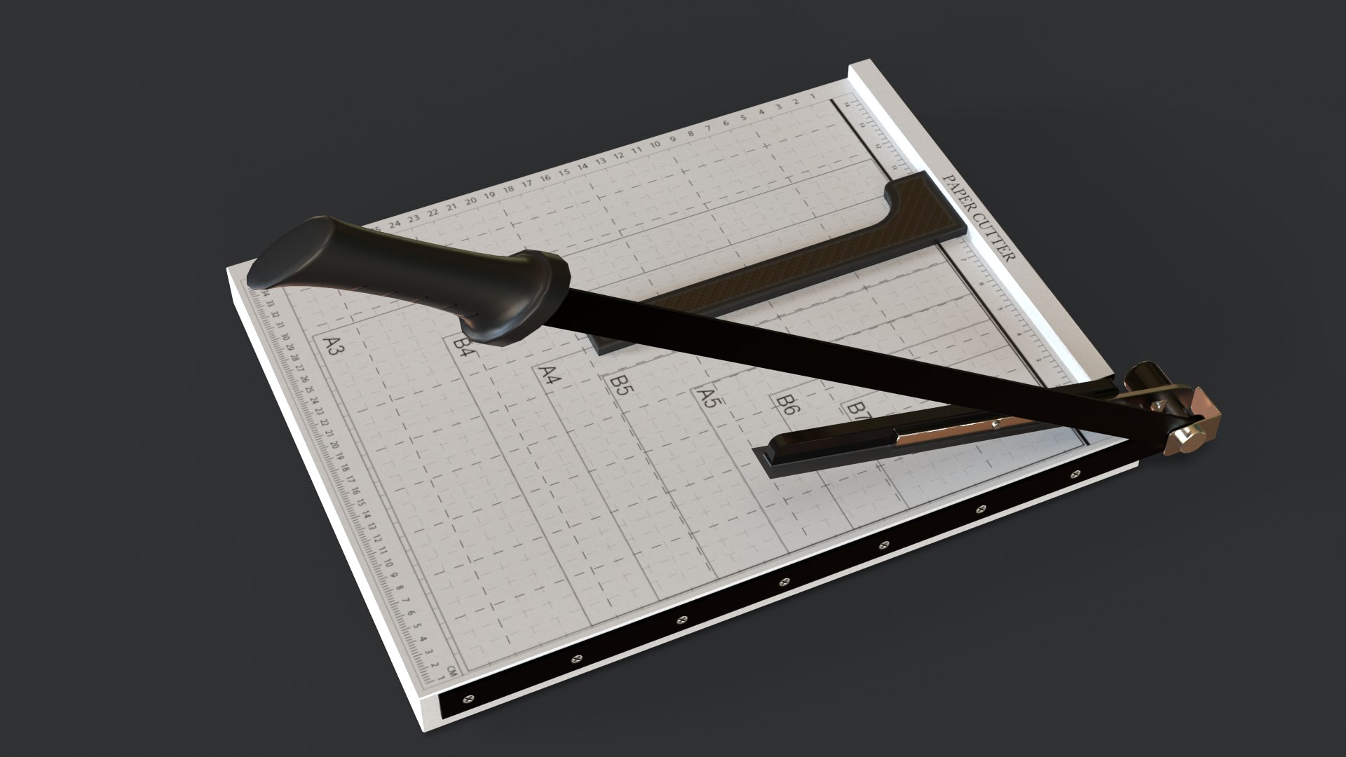 3D PAPER CUTTER Model - TurboSquid 2096985
