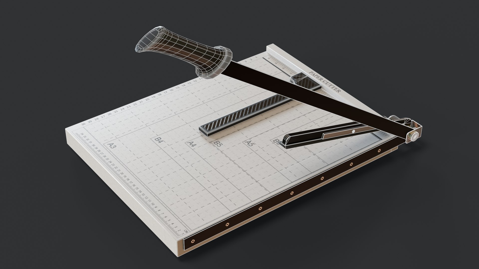 3D PAPER CUTTER Model - TurboSquid 2096985