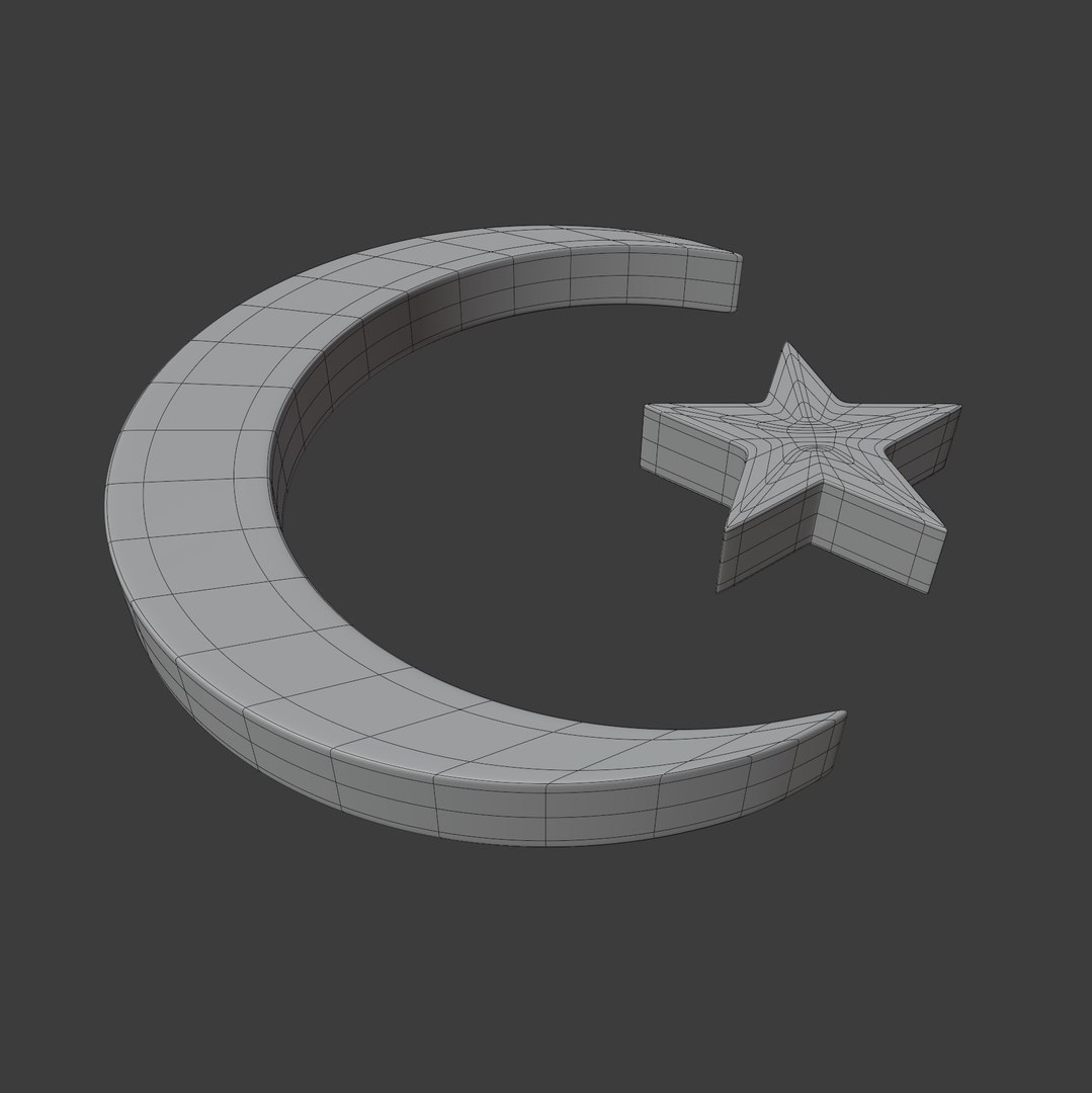 Symbol Islam 3D Model - TurboSquid 1623256