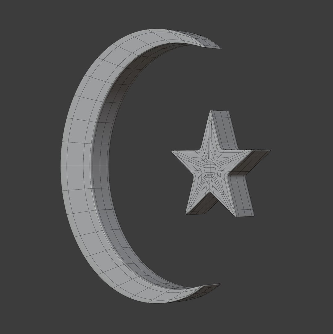 Symbol Islam 3D Model - TurboSquid 1623256
