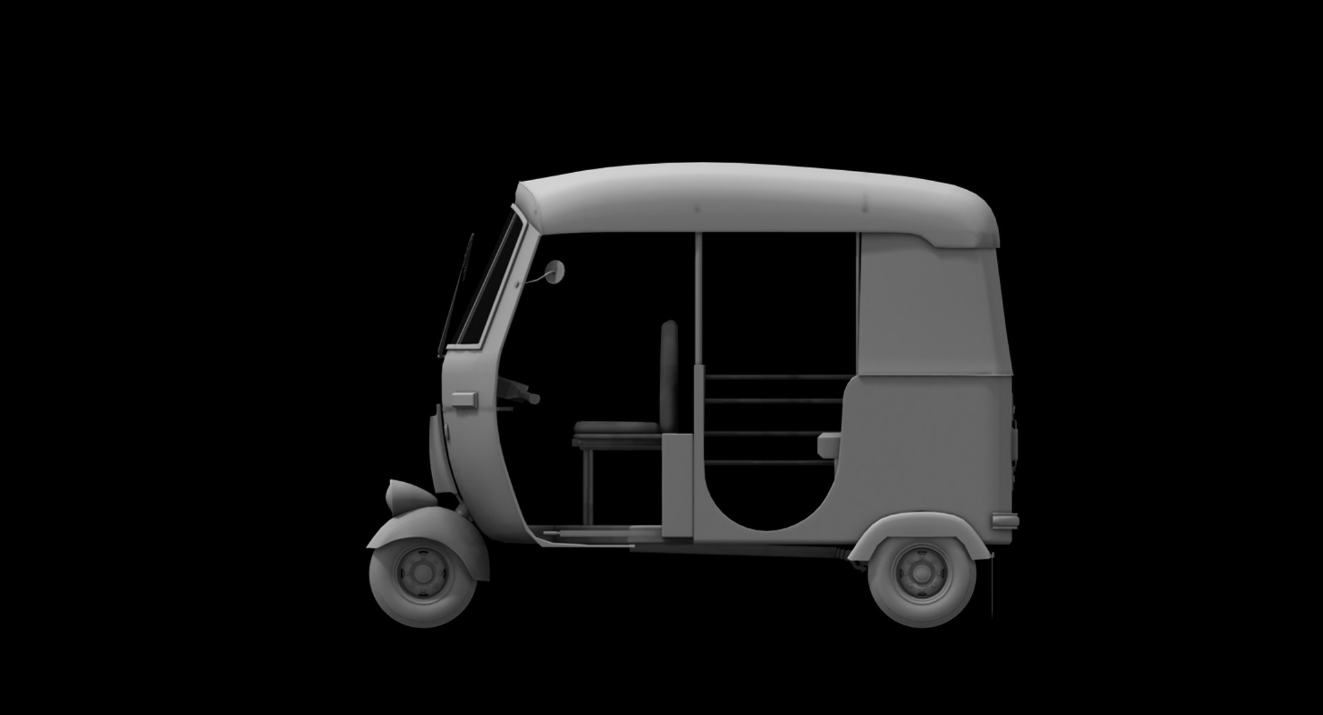 Auto Rickshaw 3D Model - TurboSquid 1541404