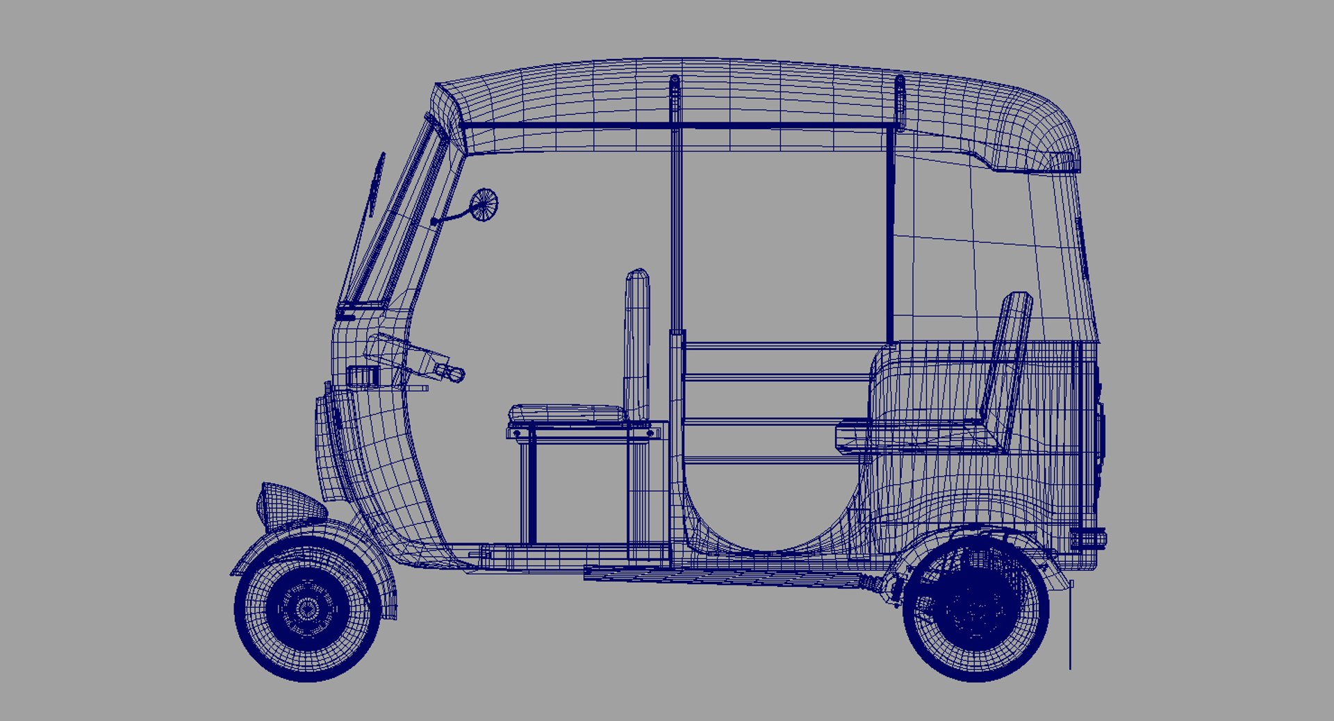 Auto Rickshaw 3D Model - TurboSquid 1541404