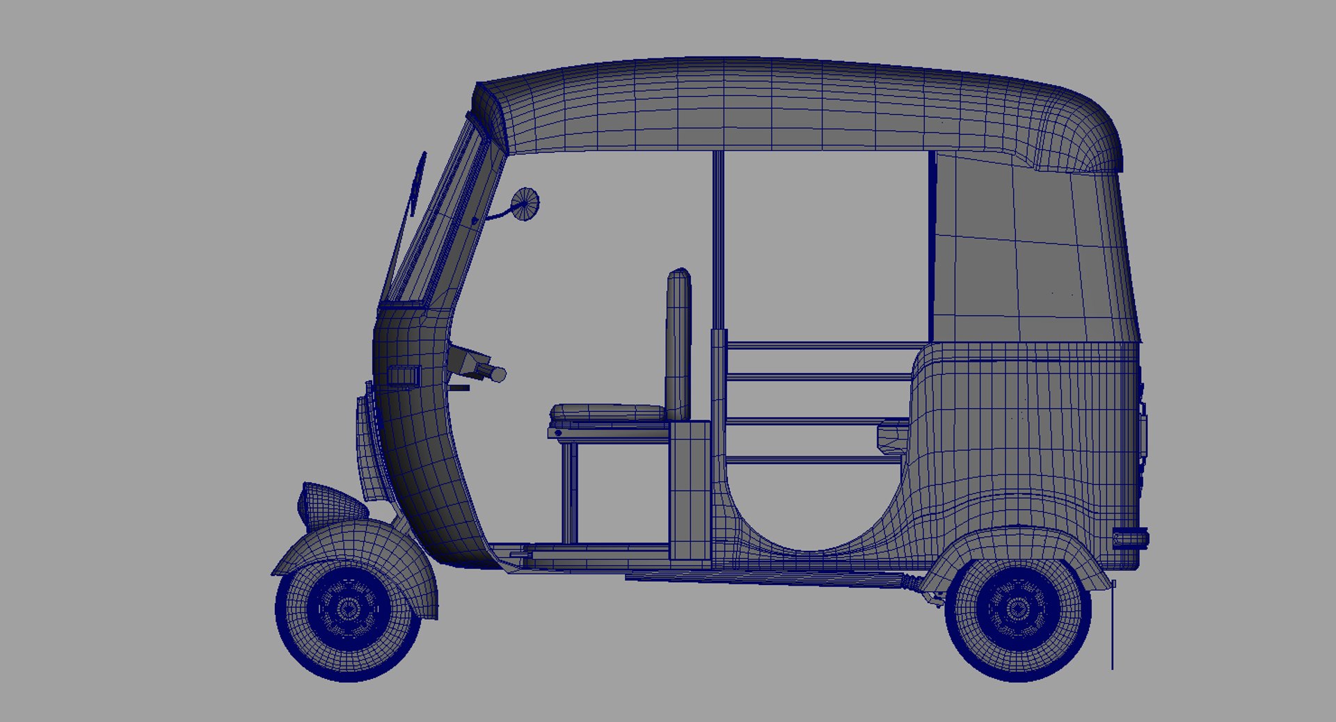Auto Rickshaw 3D Model - TurboSquid 1541404