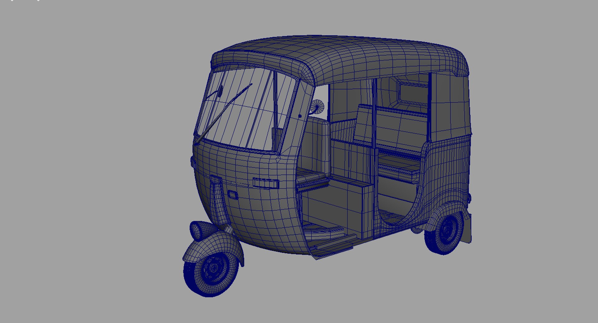 Auto Rickshaw 3D Model - TurboSquid 1541404