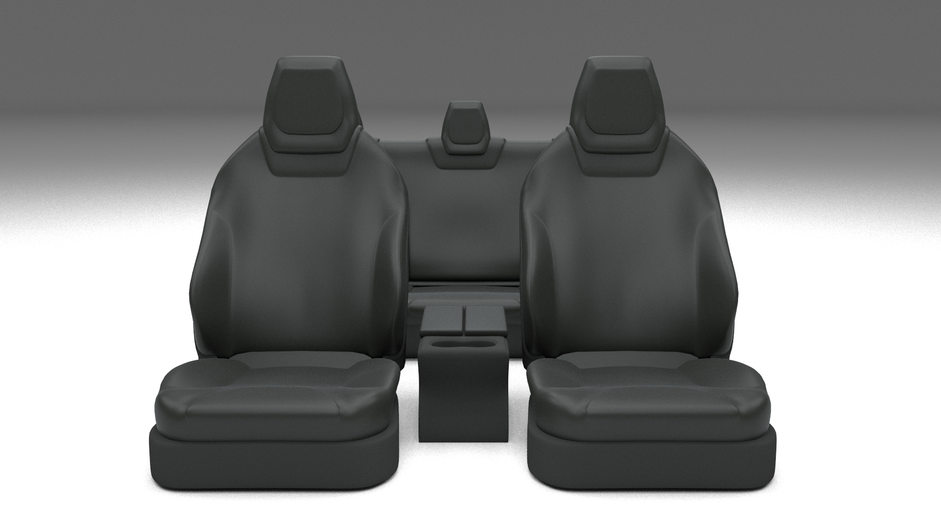 3d Tesla S Seats