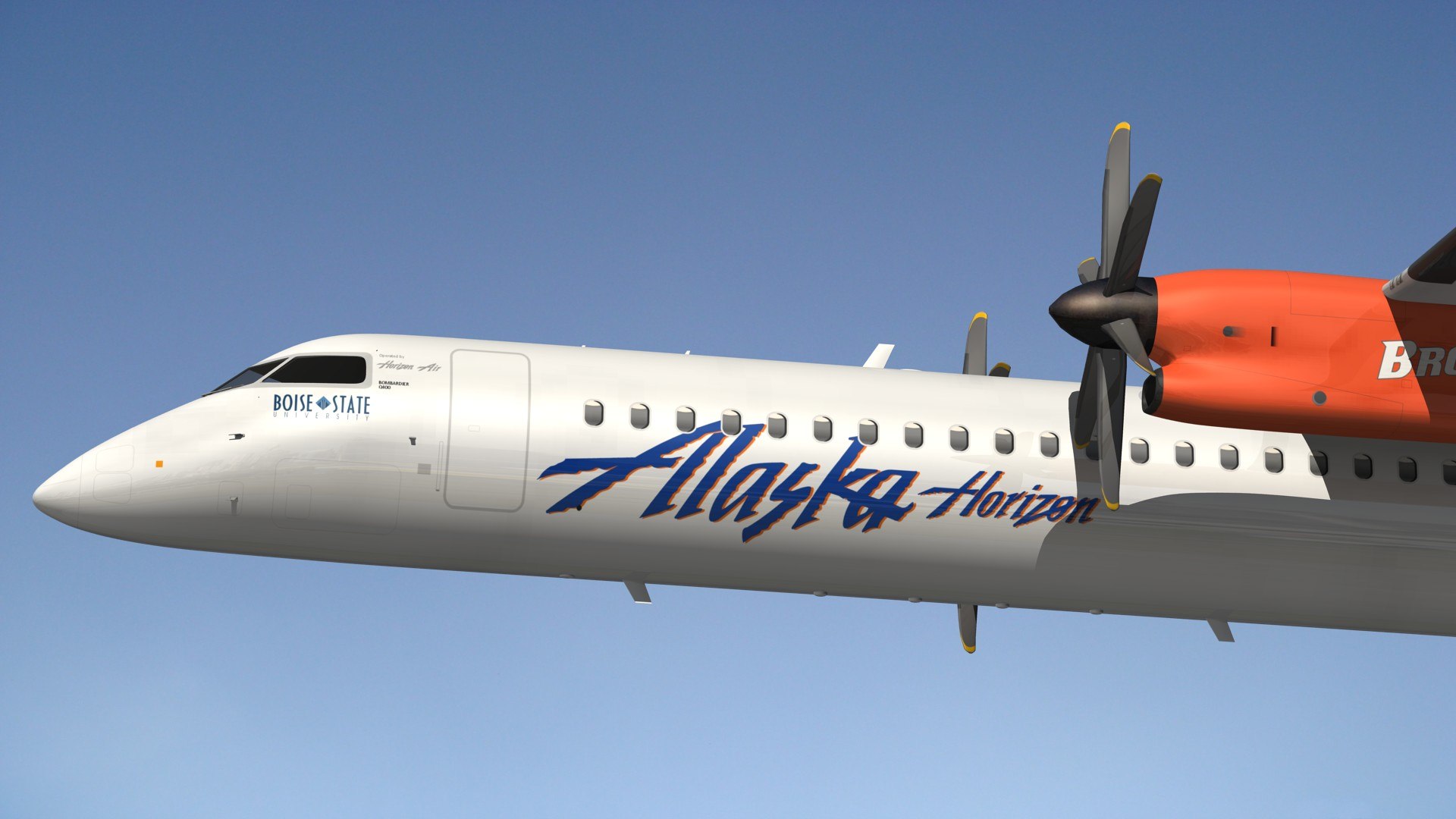Dash 8 Horizon Air 3D Model - TurboSquid 2162585
