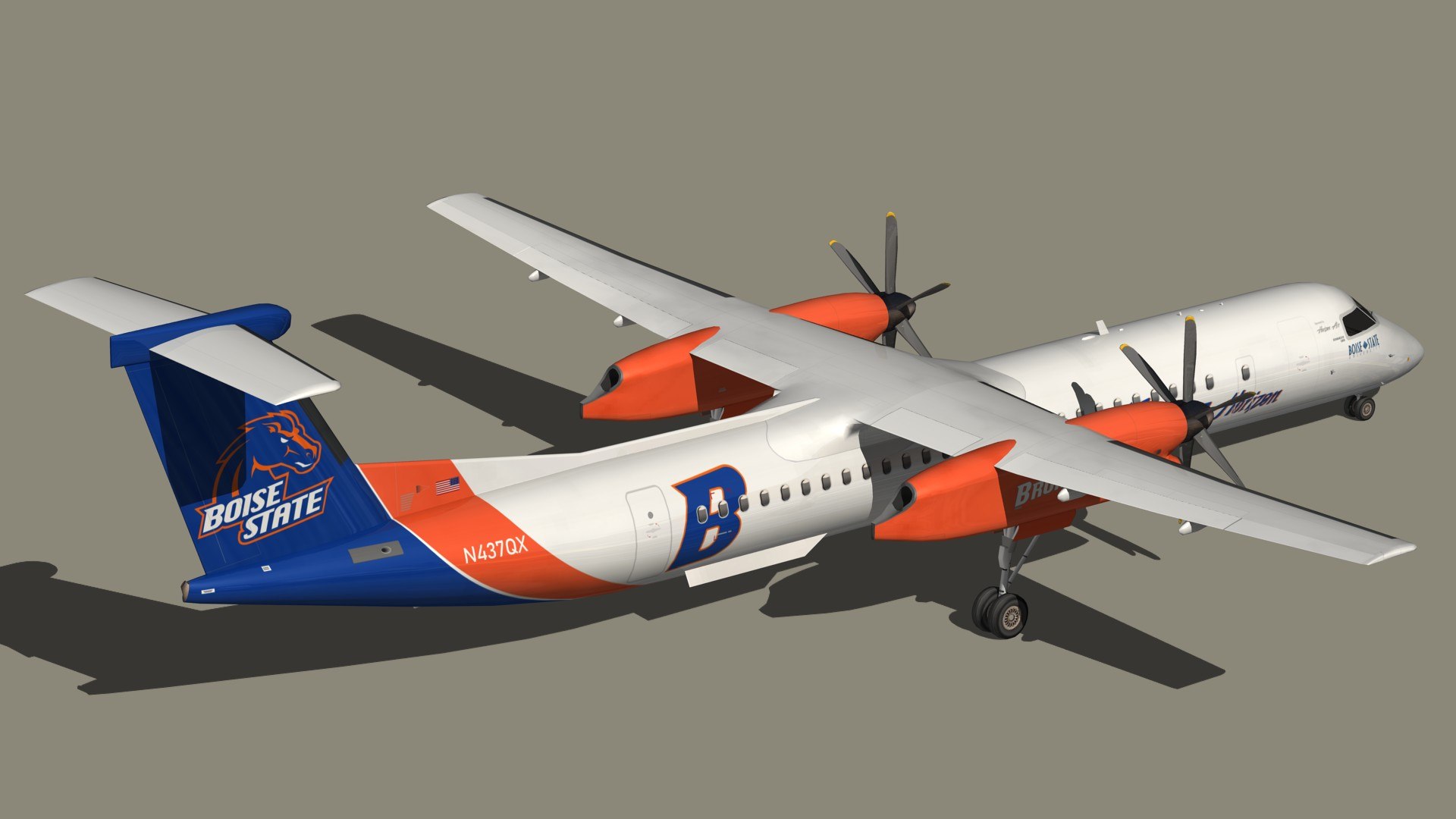Dash 8 Horizon Air 3D Model - TurboSquid 2162585