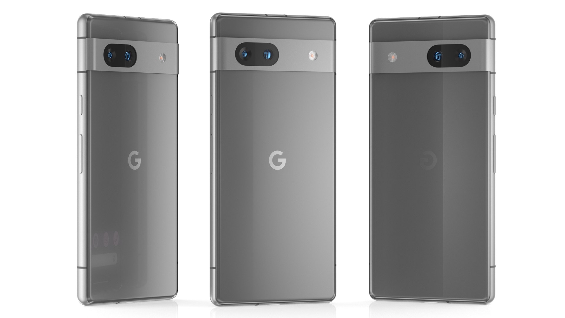 Google Pixel 7A Charcoal 3D Model - TurboSquid 2100950